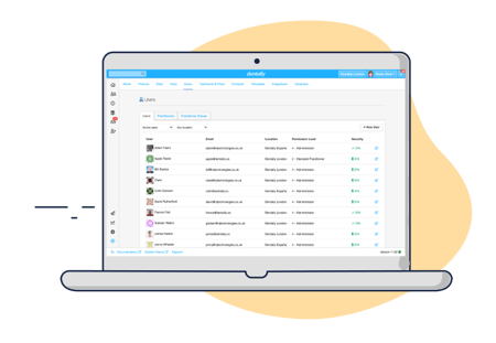 User Security, Product Features | Dentally Software